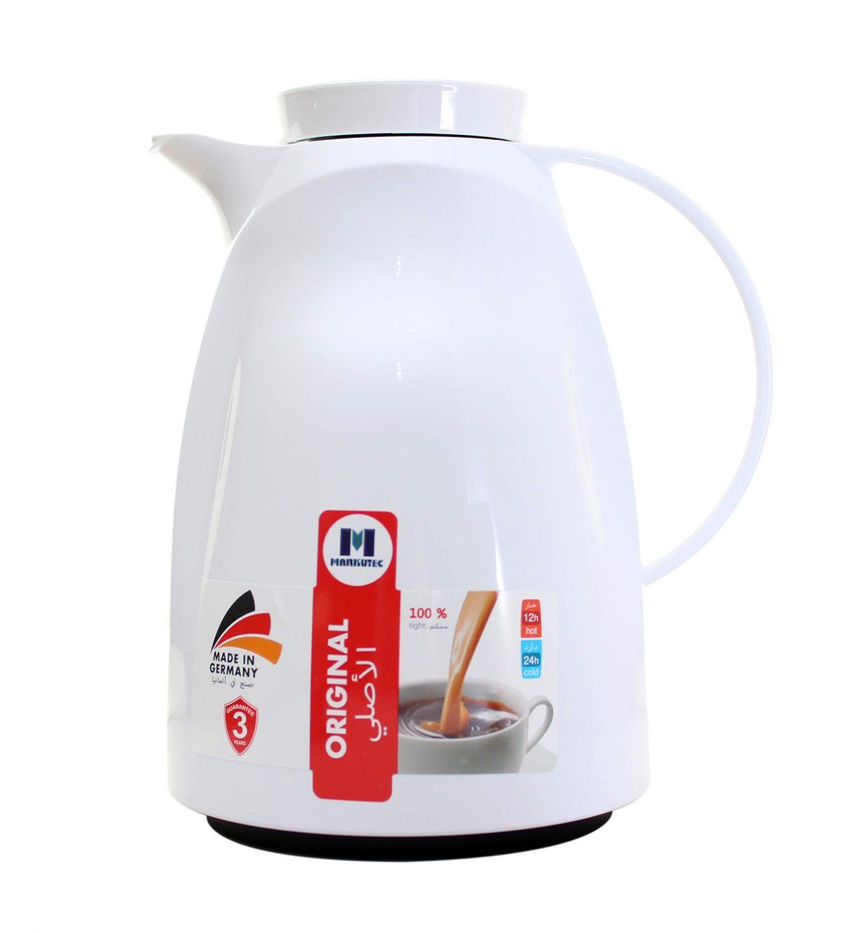 Thermos isotherme best Clip 1L blanc MARKUTEC | Aquatiss Tunisie